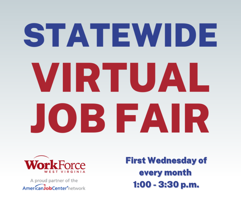 Statewide Virtual Job Fairs - WorkForce West Virginia